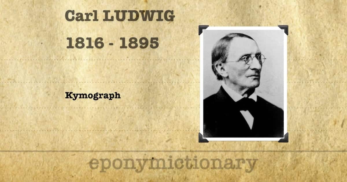 Carl Ludwig • LITFL • Medical Eponym Library