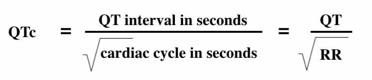 Bazett formula • LITFL • Medical Eponym Library