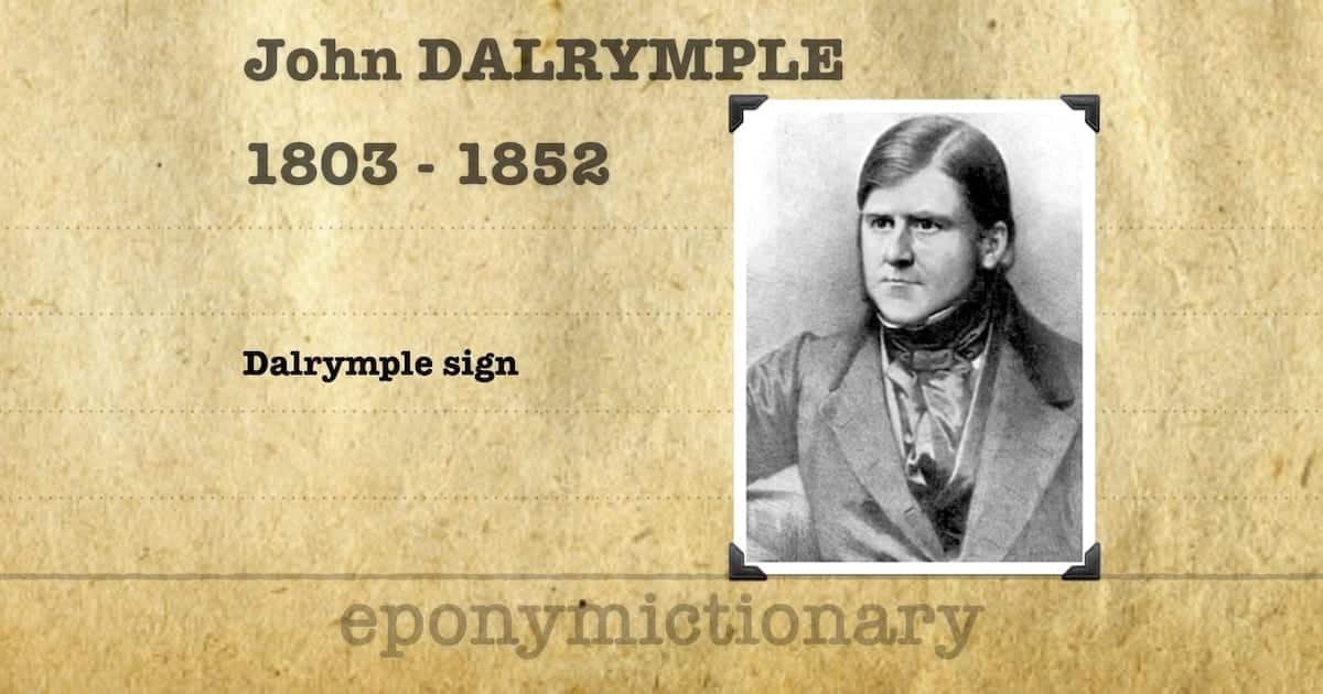 John Dalrymple • LITFL Medical Blog • Medical Eponym Library