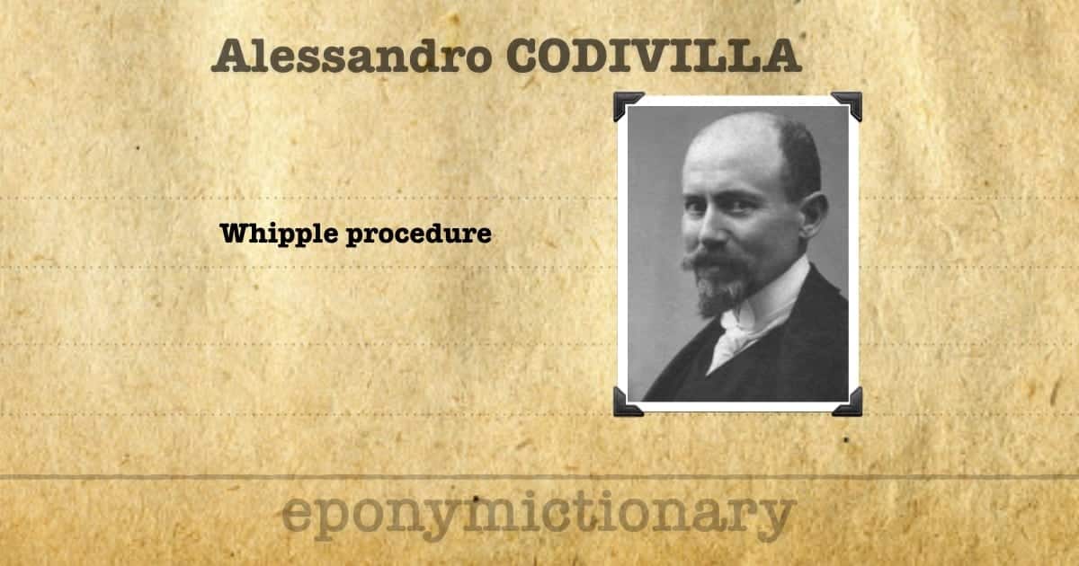 Alessandro Codivilla • LITFL Medical Blog • Medical Eponym Library
