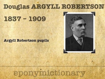 Argyll Robertson pupil Archives • LITFL