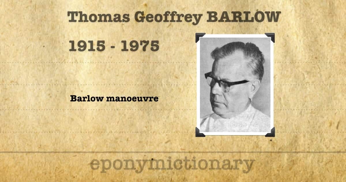 Thomas Barlow • LITFL • Medical Eponym Library