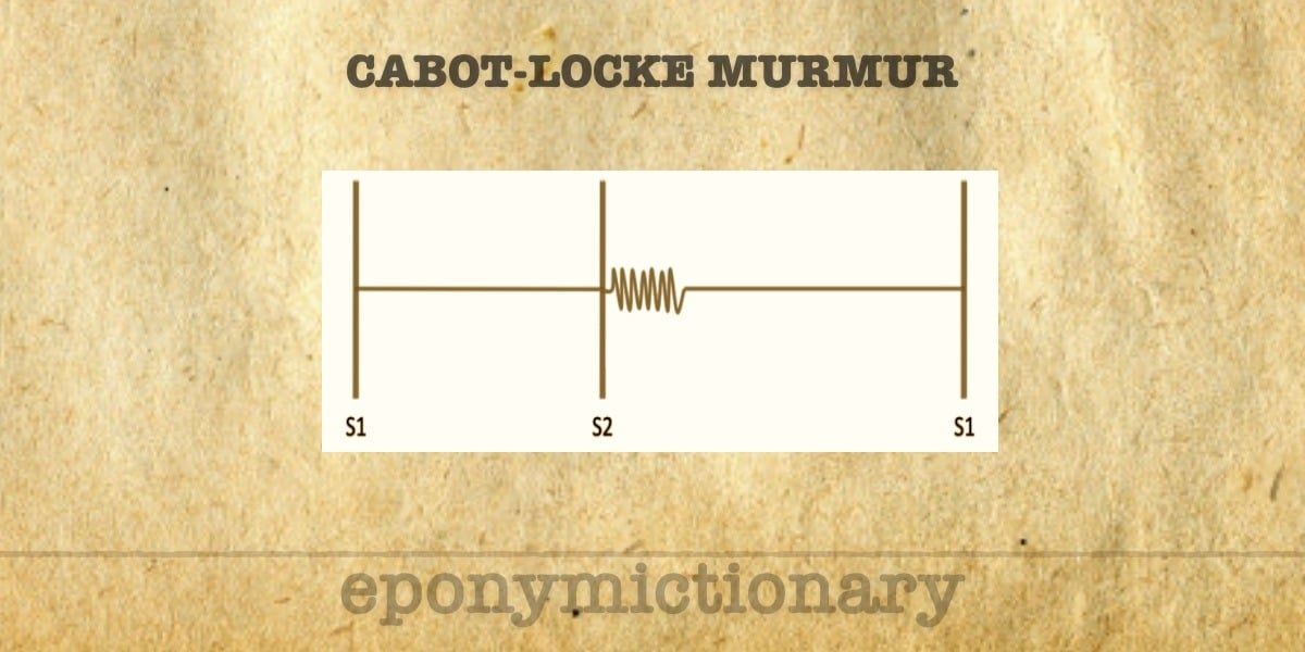 Cabot-Locke murmur • LITFL • Medical Eponym Library