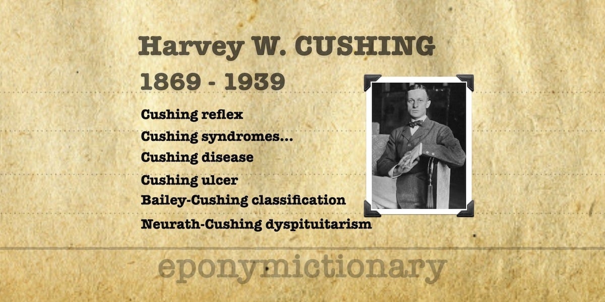 Harvey Cushing • LITFL • Medical Eponym Library
