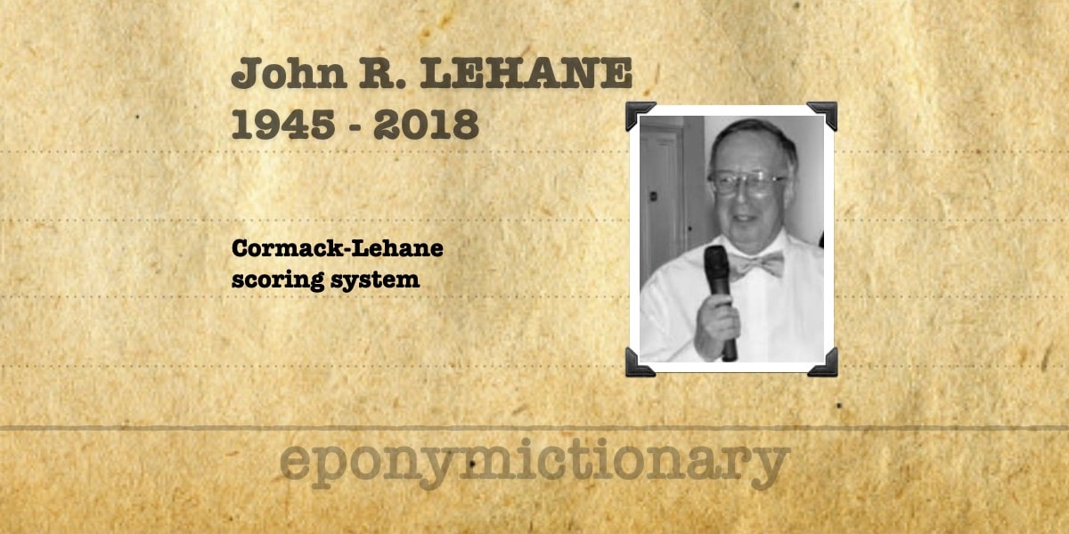 John Lehane • LITFL • Medical Eponym Library