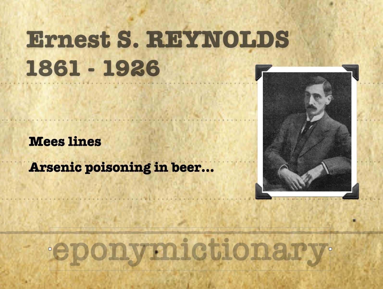 arsenical neuritis Archives • LITFL