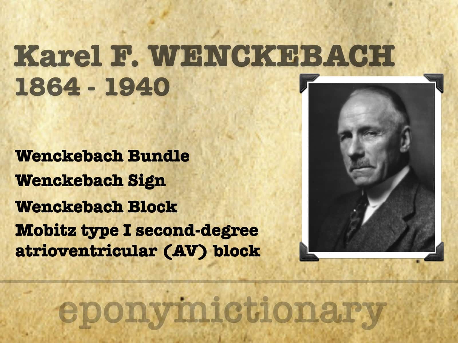 Wenckebach Archives • LITFL