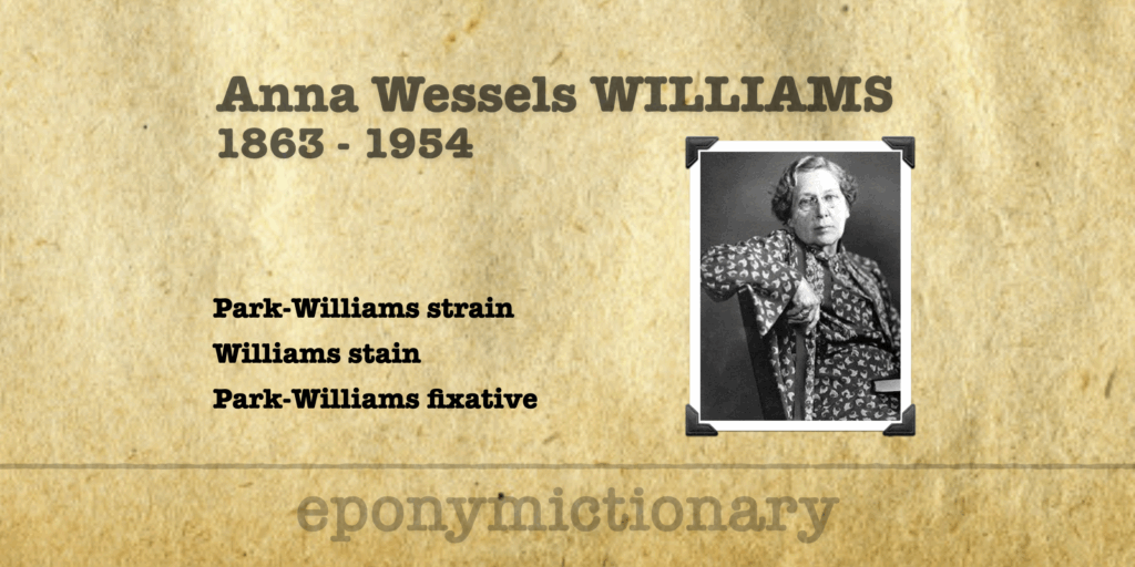 Anna Williams • LITFL • Medical Eponym Library