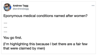 Where are all the Women? • LITFL • Medical Eponym Library