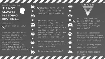 Thinking Beyond Bleeding • LITFL • SMACC 2019