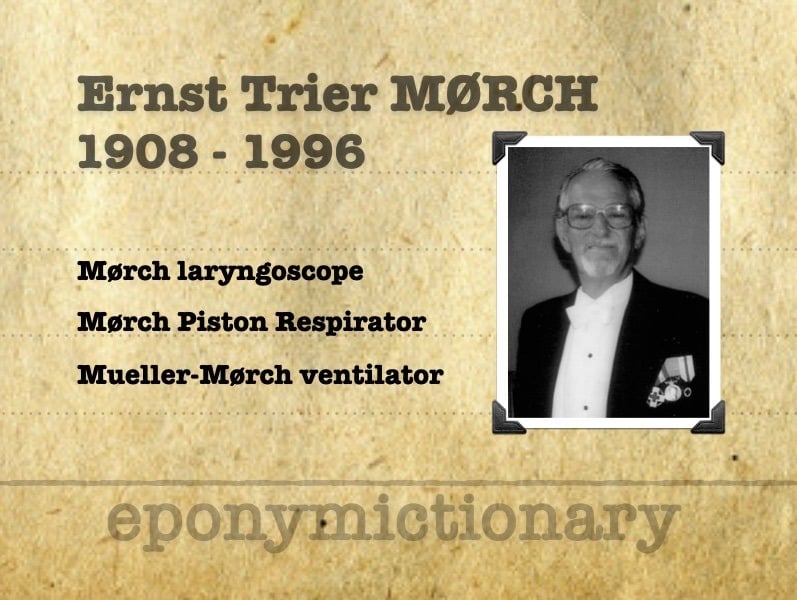 Mueller-Mørch ventilator Archives • LITFL