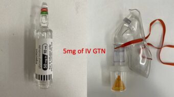 Nebulised GTN in the ED • LITFL • CCC