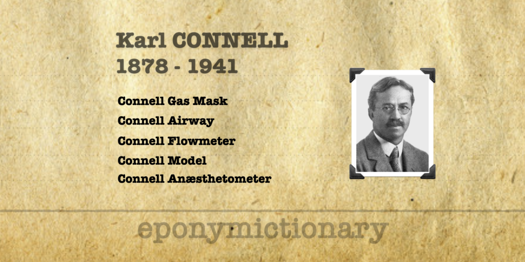 Karl Connell • LITFL • Medical Eponym Library