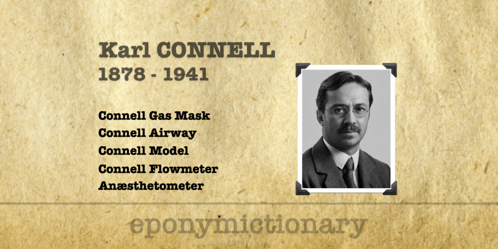 Karl Connell • LITFL • Medical Eponym Library