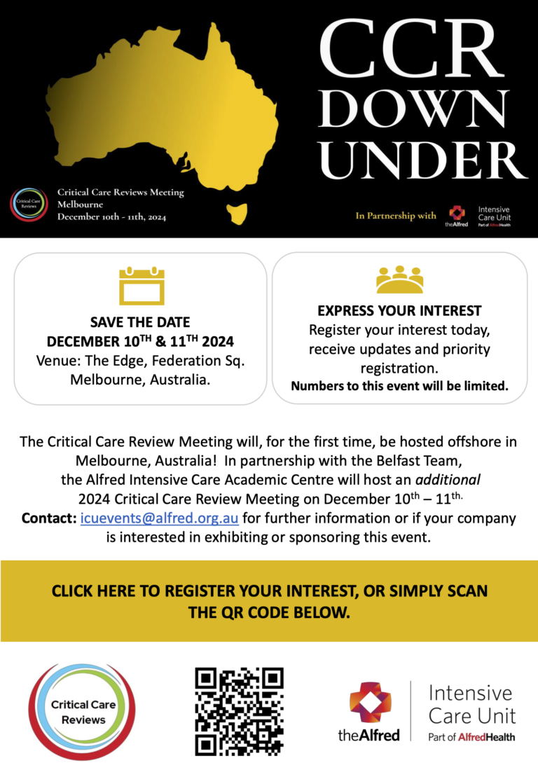 Critical Care Reviews... Down Under! • LITFL