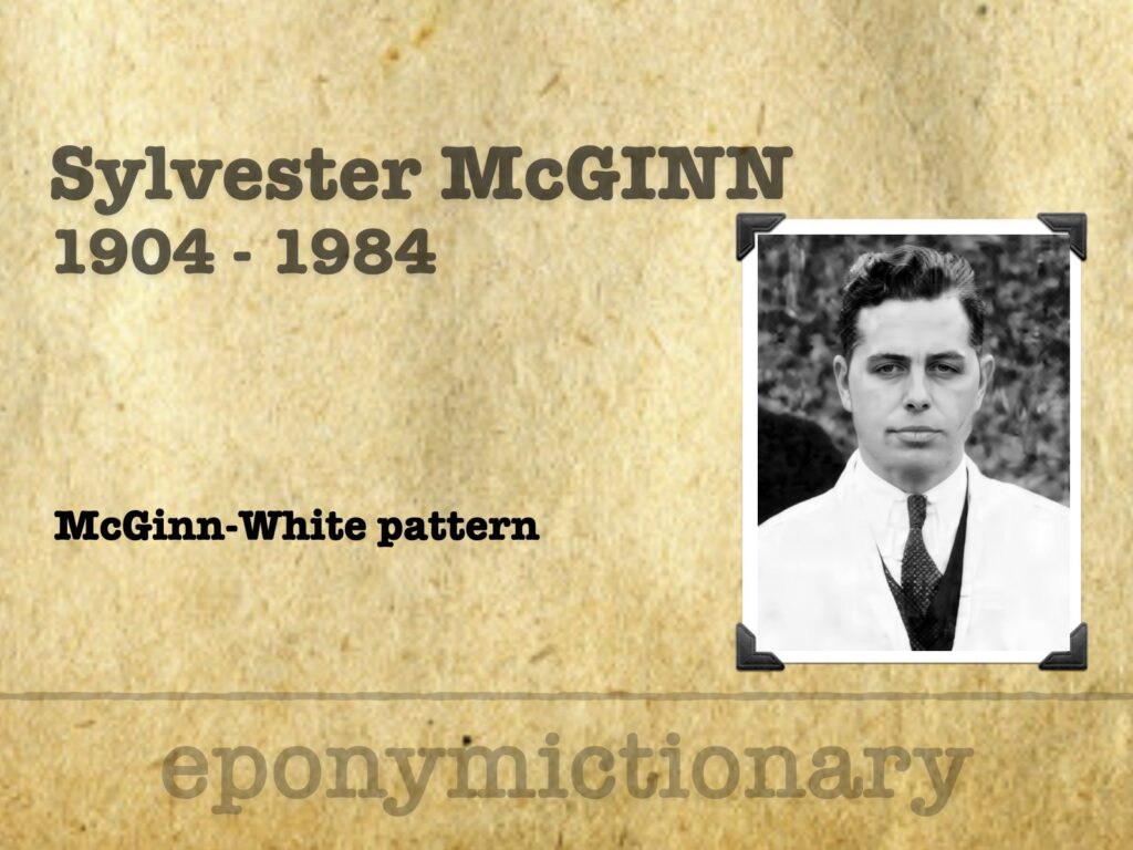 McGinn-White sign Archives • LITFL