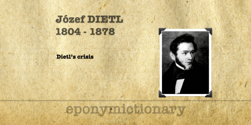 Józef Dietl • LITFL • Medical Eponym Library