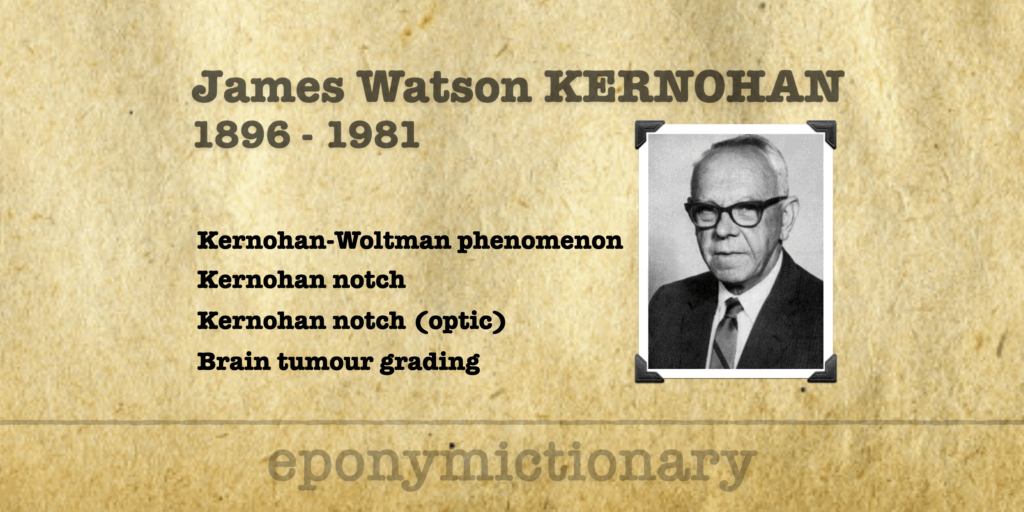 James Kernohan • LITFL • Medical Eponym Library