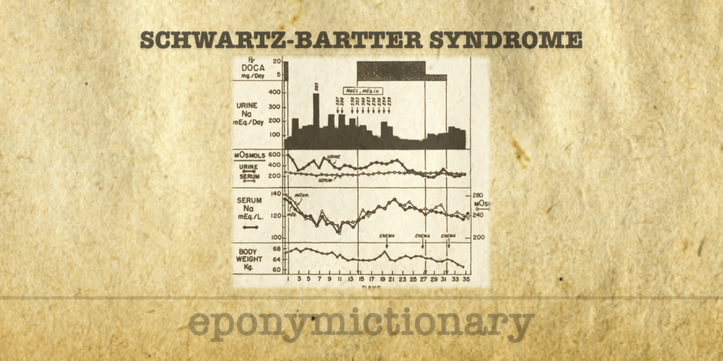 Schwartz–Bartter syndrome • LITFL • Medical Eponym Library