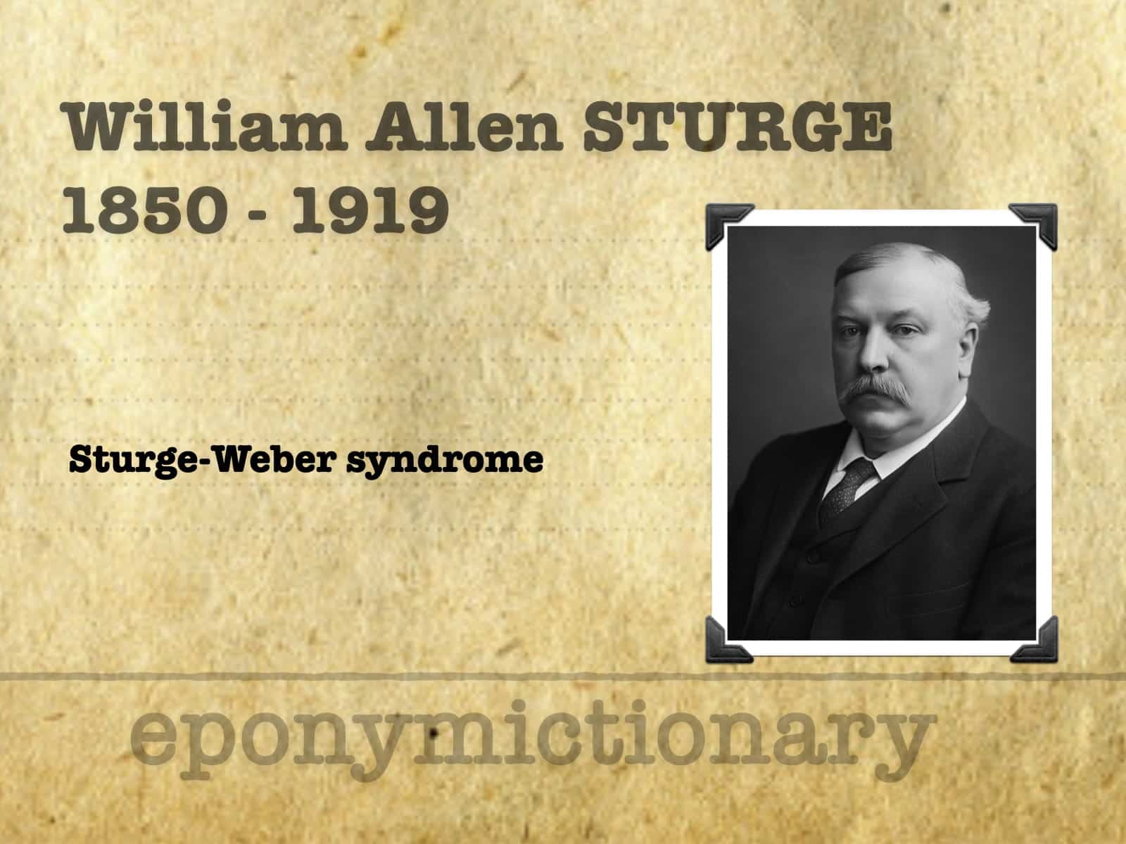 William Sturge • LITFL • Medical Eponym Library