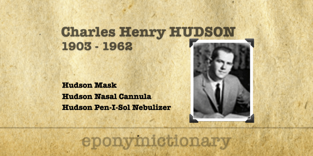 Charles Hudson • LITFL • Medical Eponym Library