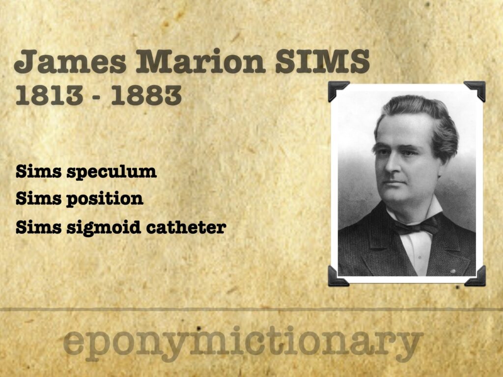 James Marion Sims Archives • LITFL