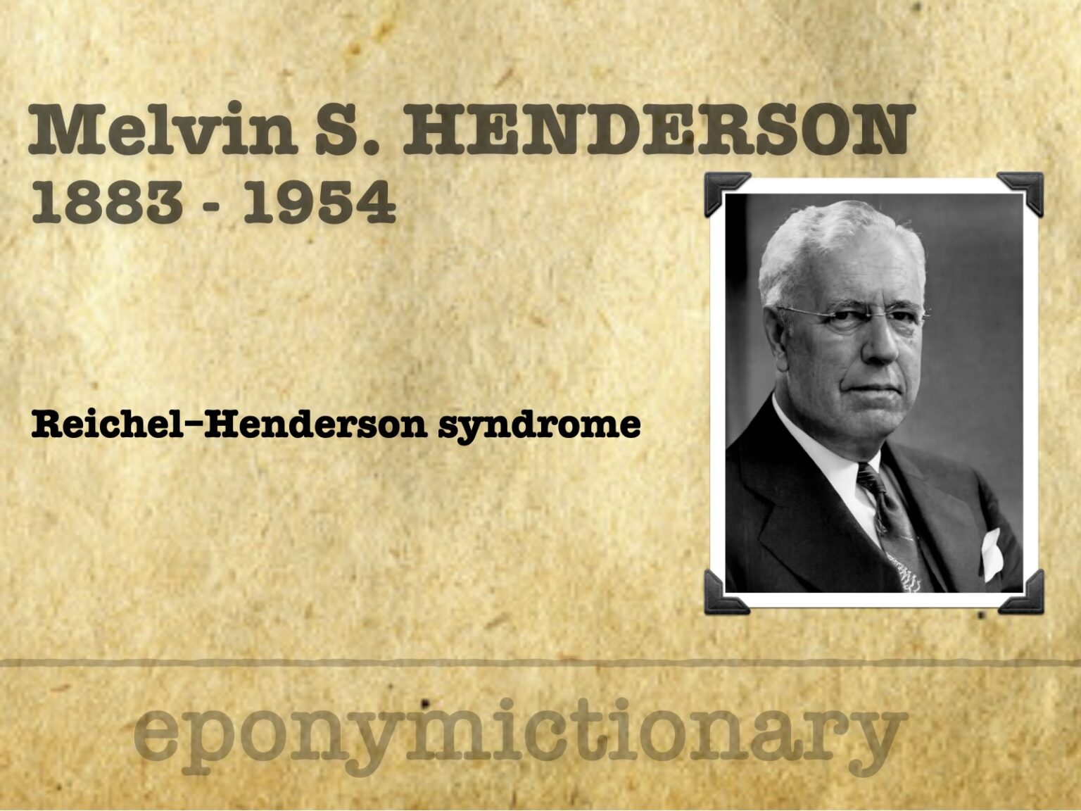 Melvin Starkey Henderson Archives • LITFL